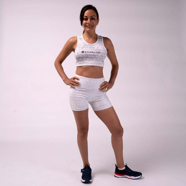 Luxe Shorts Greyscale - Limited Edition - Echelon Fit UK